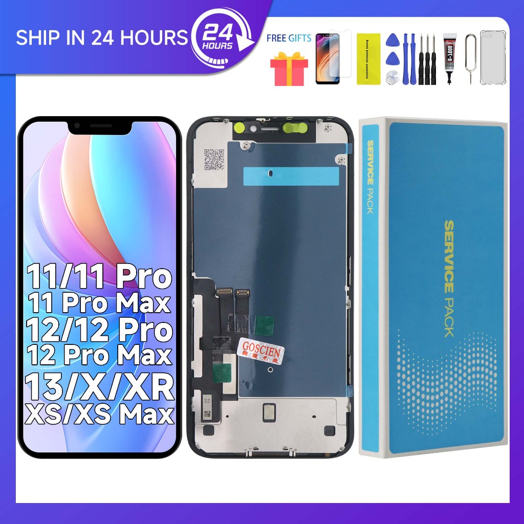High Quality Display For iPhone X XR XS 11 12 13 Pro Max LCD With 3D ...