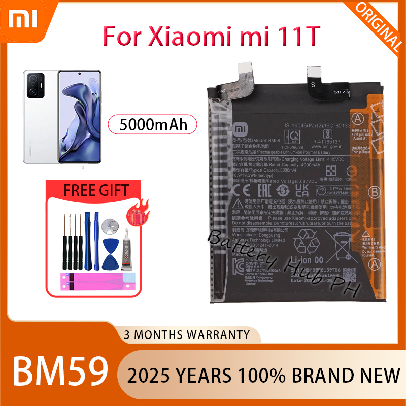 Xiaomi 11T Original battery/BM59 5000mAh/for Xiaomi 11T Replacement ...