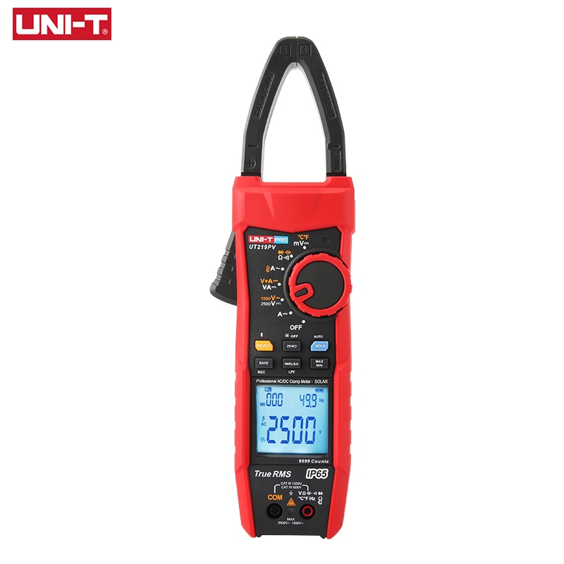 UNI-T UT219PV Professional AC/DC Clamp Meter-Solar 1000A AC1500V ...