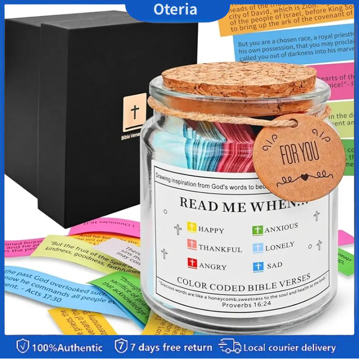 Bible Verses in a Jar Small & Creative Colorful Bible Verses Jars Holy ...