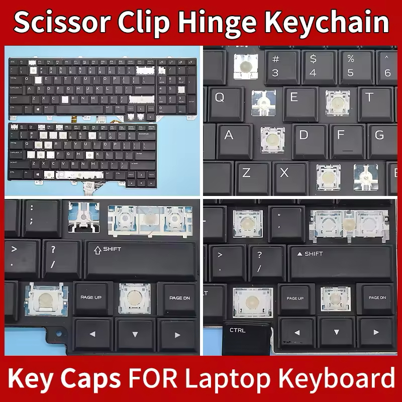 Replacement Keycap Key Cap & Scissor Clip &Hinge For Dell latitude ...