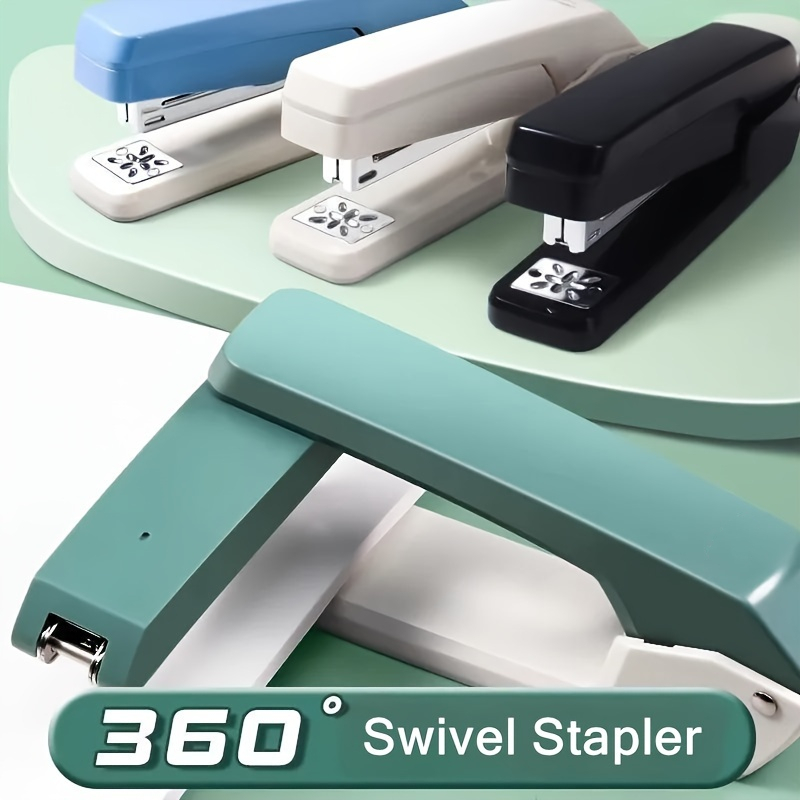 Rotating Stapler Use 24/6 Staples 360 Degree Rotatable Stapling ...