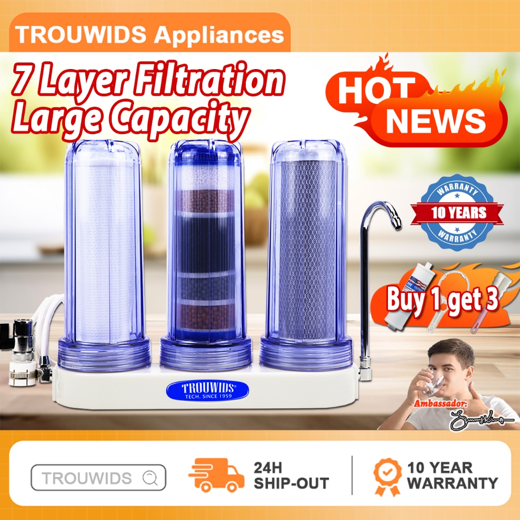 TROUWIDS Mineral Water Filter Water Purifier Faucet Complete Set ...