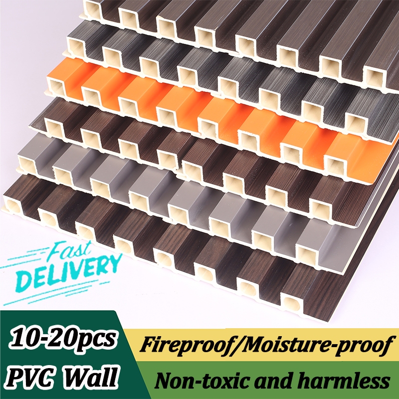100CM*15CM PVC wall panel Wall Design Home Living 10/20PCS wood panel ...