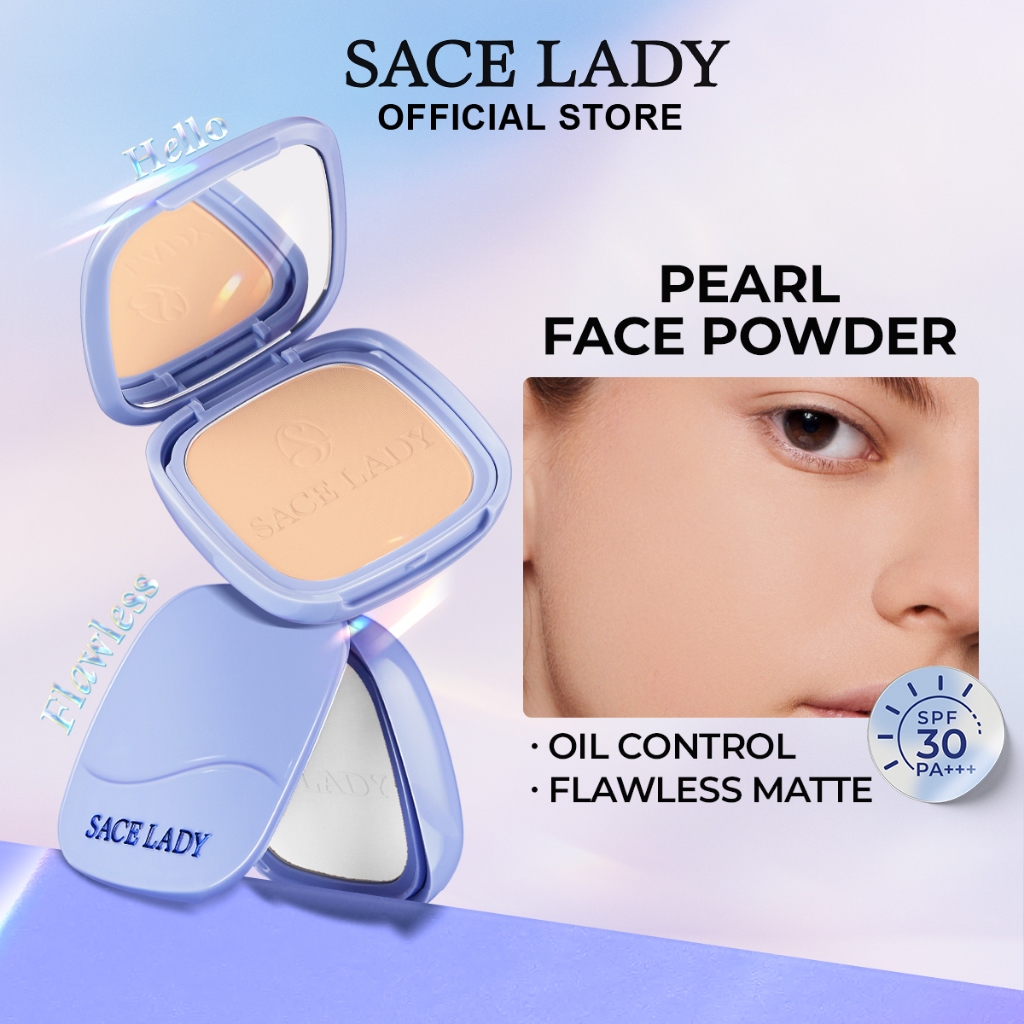 SACE LADY Pearl Face Powder Oil Control Waterproof SPF 30 PA ...