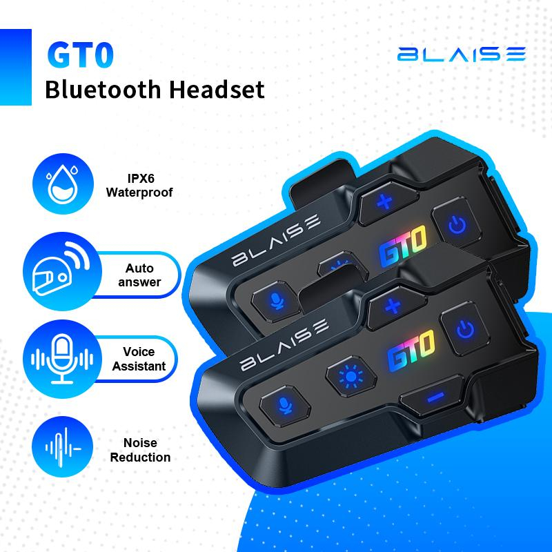 Blaise GT0 Helmet Bluetooth Headset Wireless Waterproof Type C ...