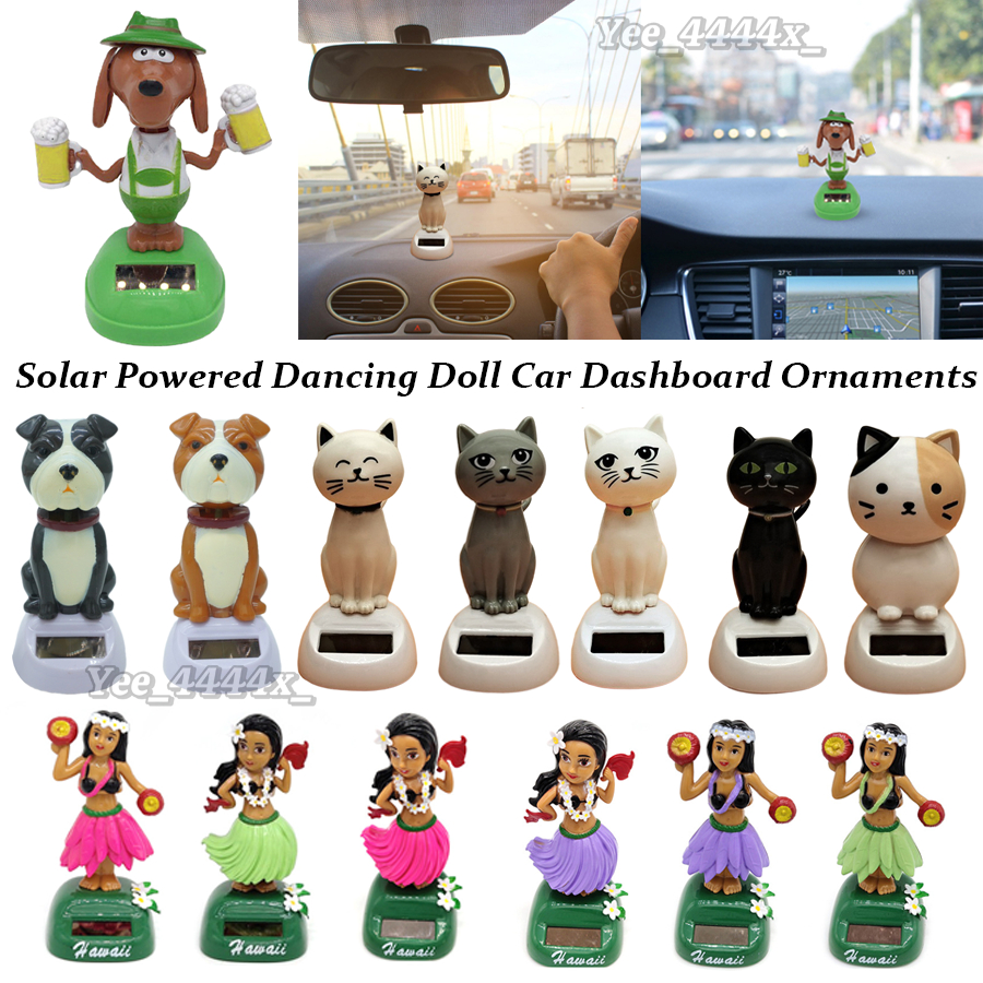 Solar Powered Dancing Toys Dog Solar Bobblehead FiguresBobble Shaking ...