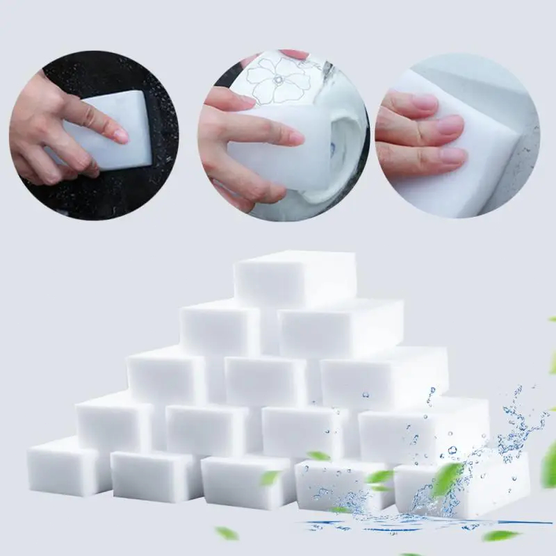 20Pcs Sponge Wipe Magic Magic White Sponge Block Household Multi ...