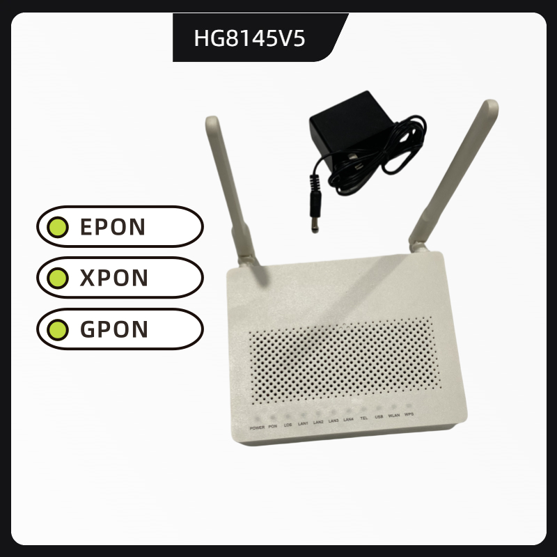 HG814 5V5 Modem GPON/EPON/XPON ONU ONT Gigabit cat FTTH1GE+3FE+Voice ...