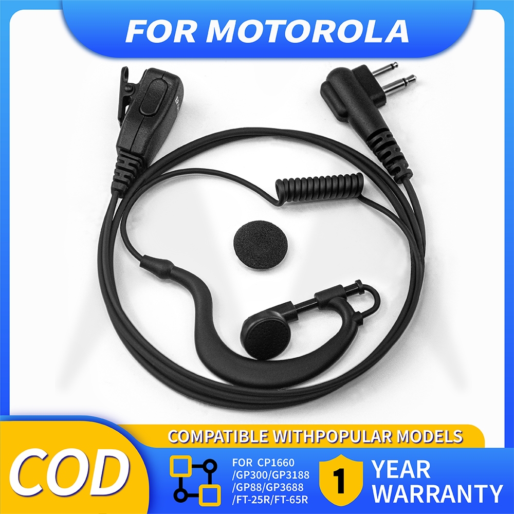 For Motorola CP1660/GP88/GP3188/XIR P3688/Yaesu FT-65R Walkie talkie ...