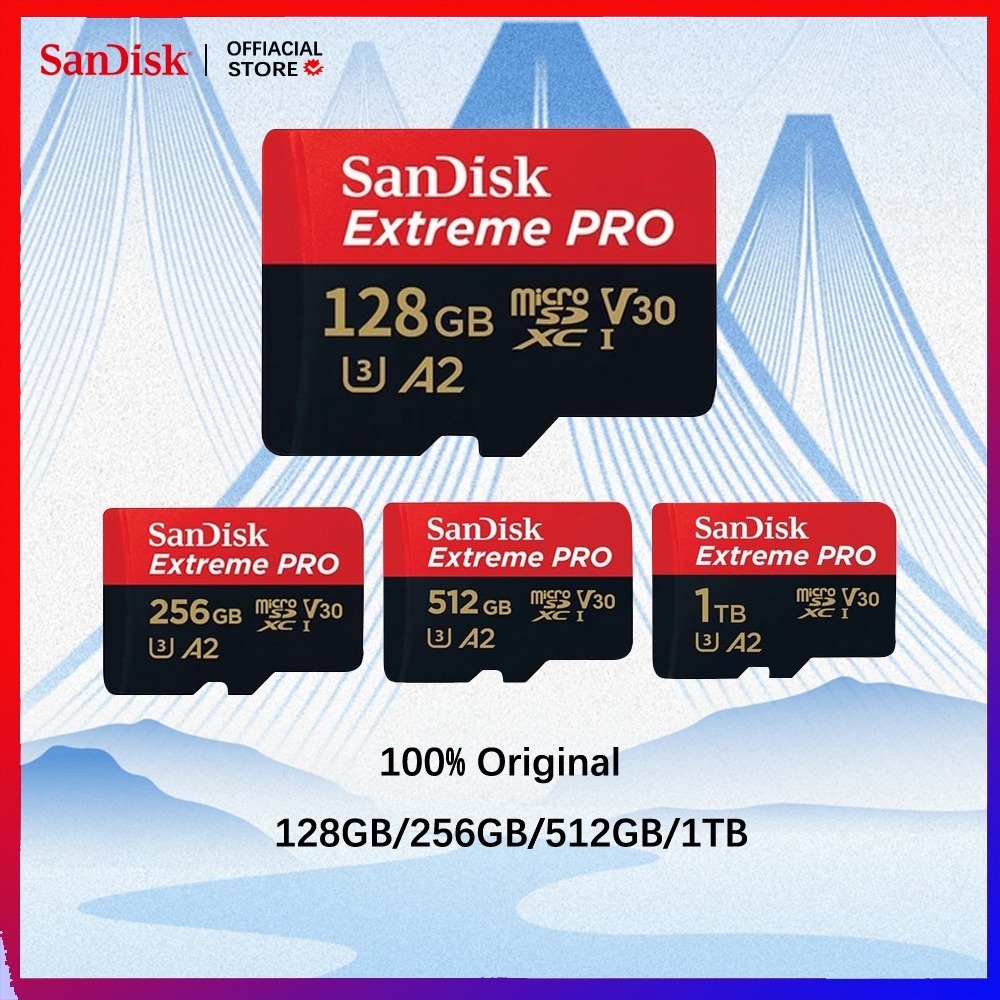 Sandisk Official Store ph Memory Card Extreme PRO Original 128GB 256GB 512GB 1TB A2 Series Micro ...