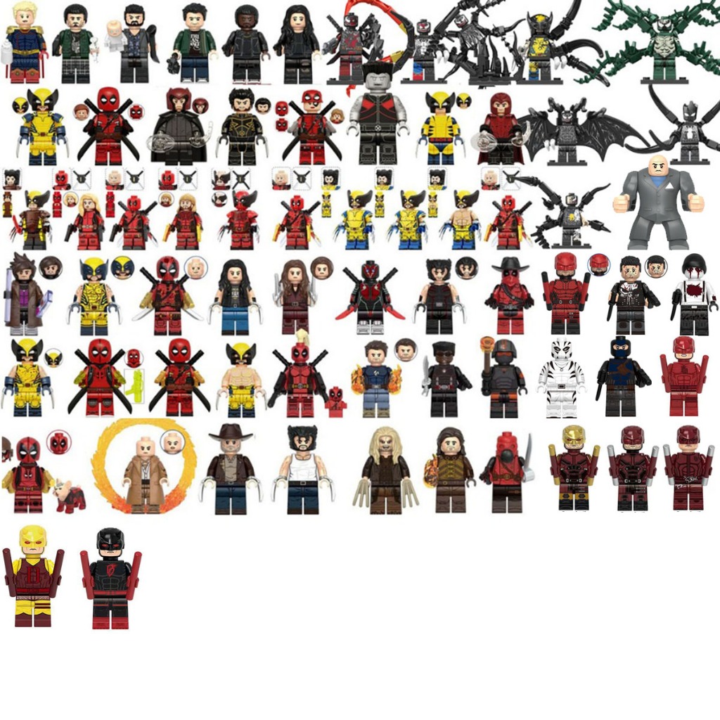 Small particle building block toys TV series superhero series building ...