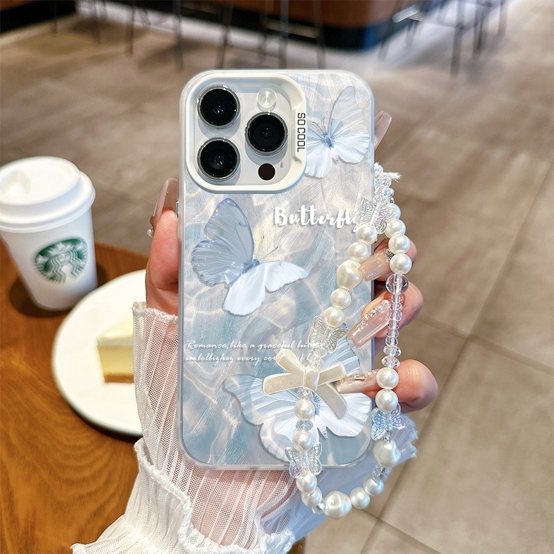Butterfly Rose Case Samsung A17 A07 A36 A56 A16 A06 A55 A35 A54 A05S A05 A15 A14 A13 A52 A04S ...