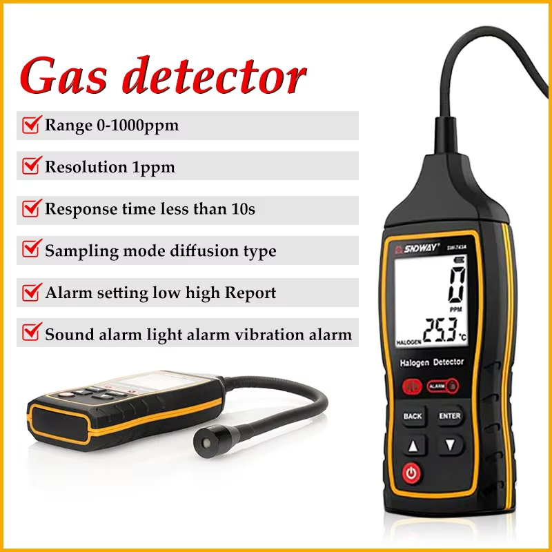 Halogen Leak Detector Refrigerant Gas Car Air Conditioner Refrigerator ...