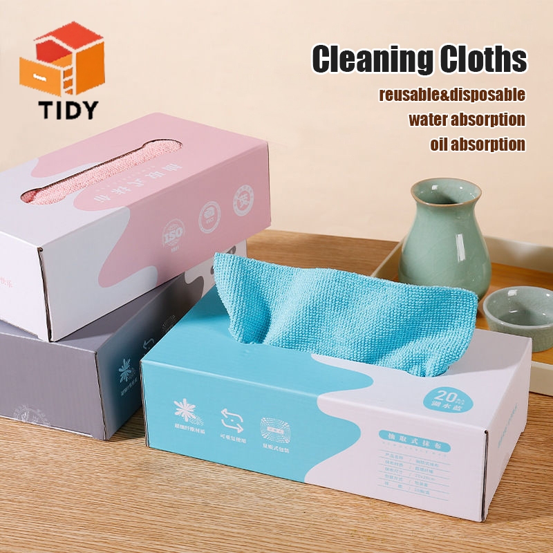 TIDY Cleaning Cloth Disposable Lazy Cloth Ultra-fine Fiber Kitchen Easy ...