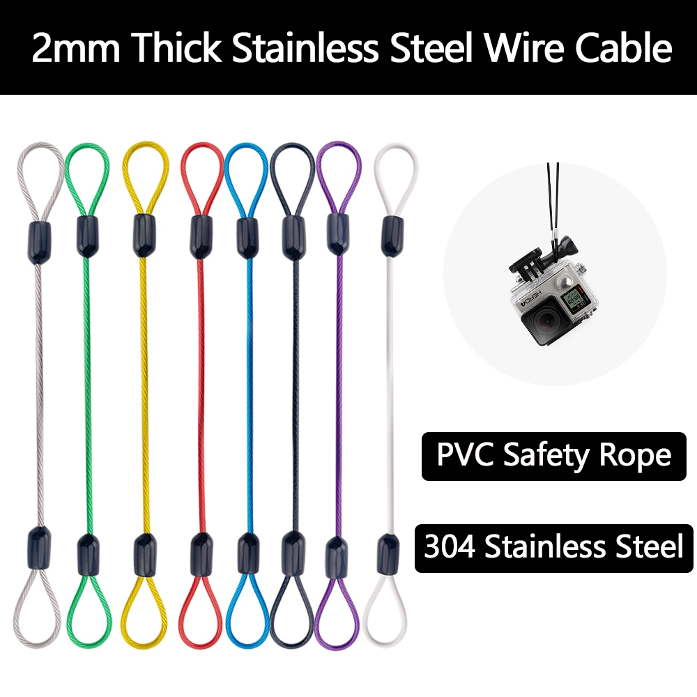 2mm Looped Steel Wire Rope Bicycle Lock Steel Wire Rope Bicycle ...