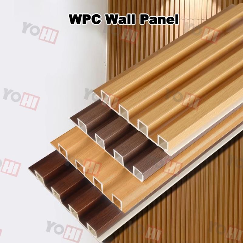 PVC Wood Panel Board Grille Design TV Background Fluted Wall Panel ...