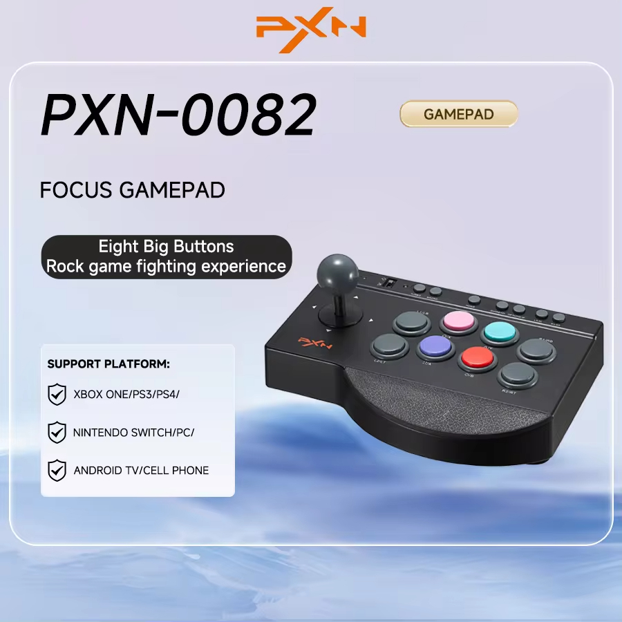 Pxn 0082 Wired Game Joystick Arcade Console Street Fighter Controller