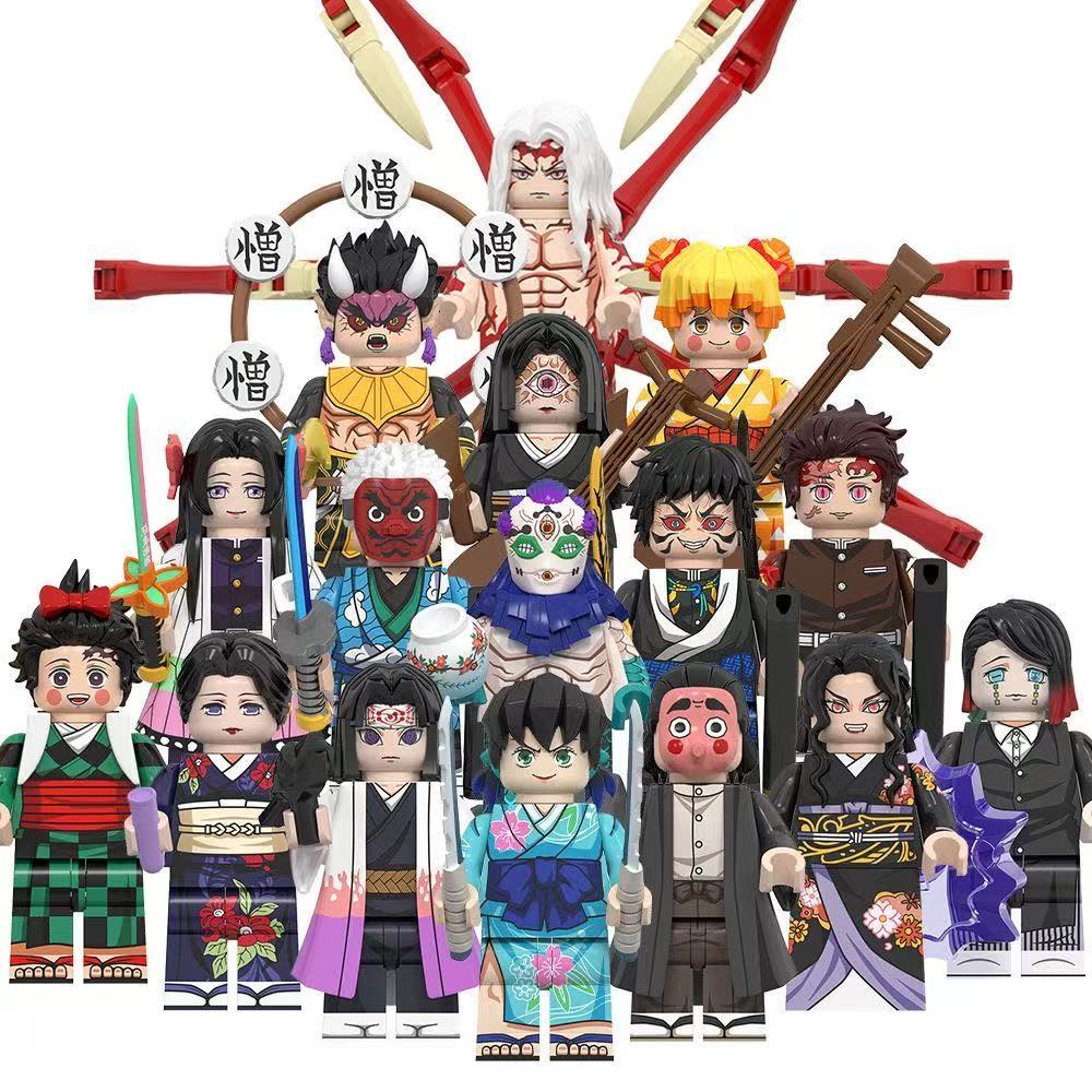 Anime Action Figure Kamado Tanjirou Kibutsuji Muzan Hantengu Gyokko ...