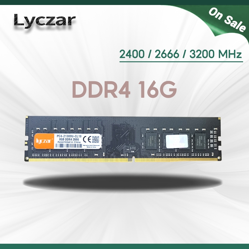 DDR4 16G RAM 3200MHz 2666MHz 2400MHz DIMM PC Lyczar Desktop Memory for ...