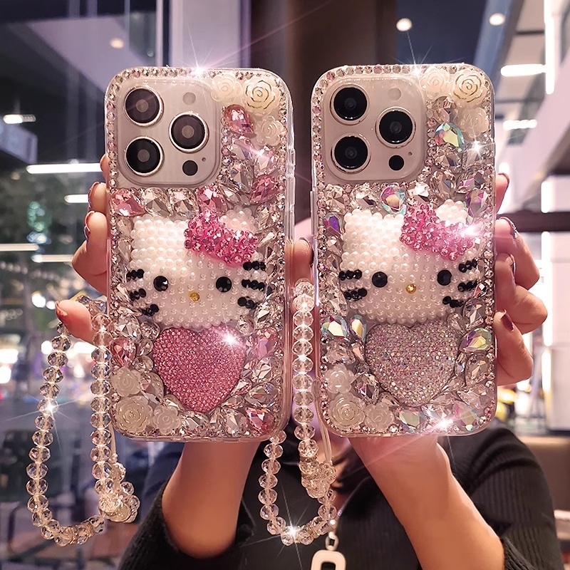 Cute KT Cat Phone Case For Samsung Galaxy A06 A16 A26 A36 A56 A05S A15 ...