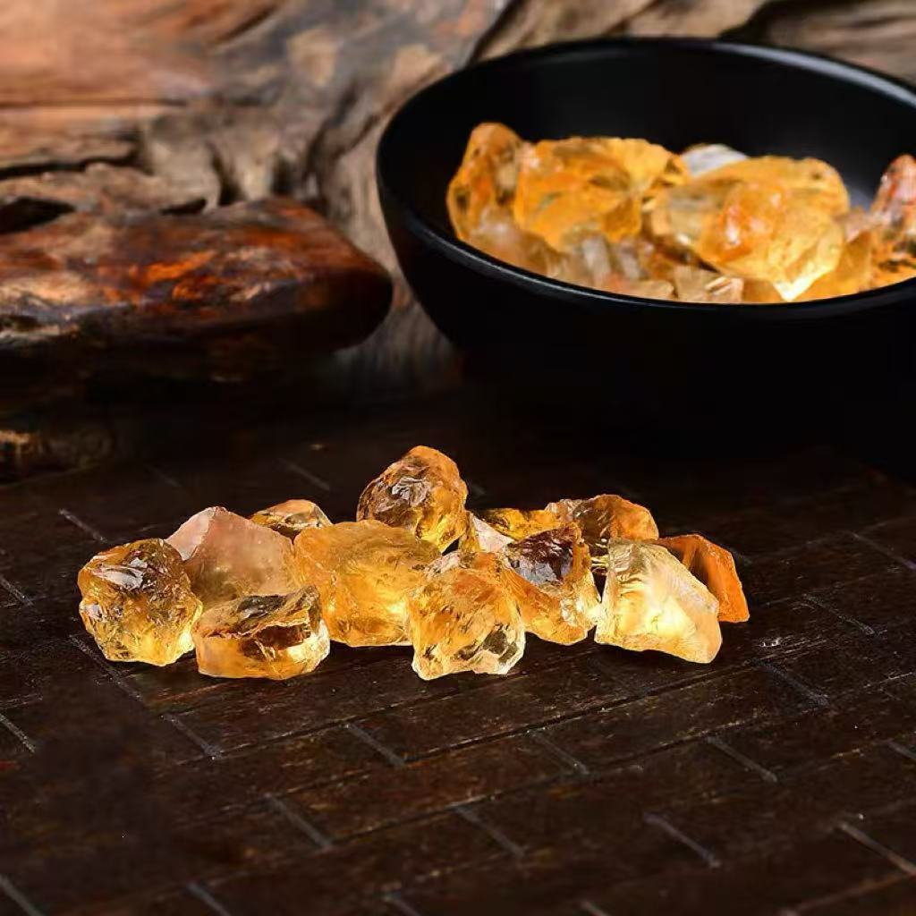 Natural Brazilian Citrine Crude Ore Quartz Raw Stone Mineral Crystal ...