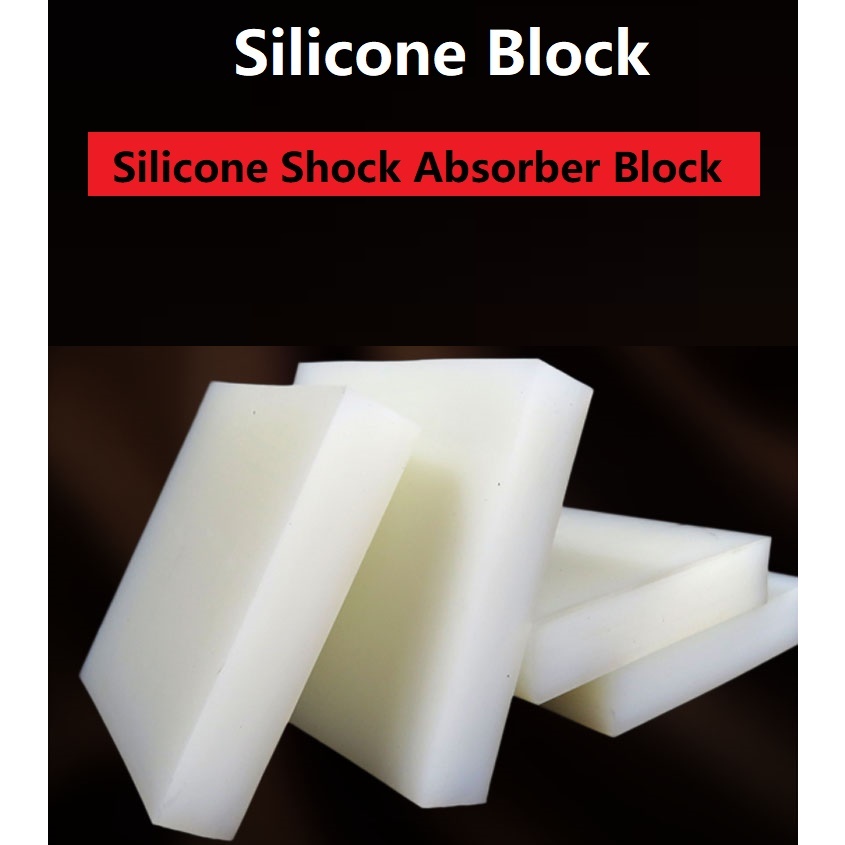 Silicone Block Square Silicone Rubber Pad Shock-absorbing Soundproof ...