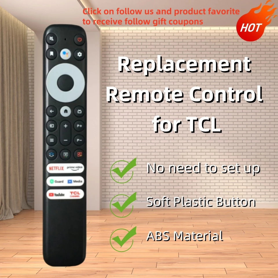 TCL Remote Control RC902V Remote For TCL Smart TV Remoto 50P725G 55C728 ...