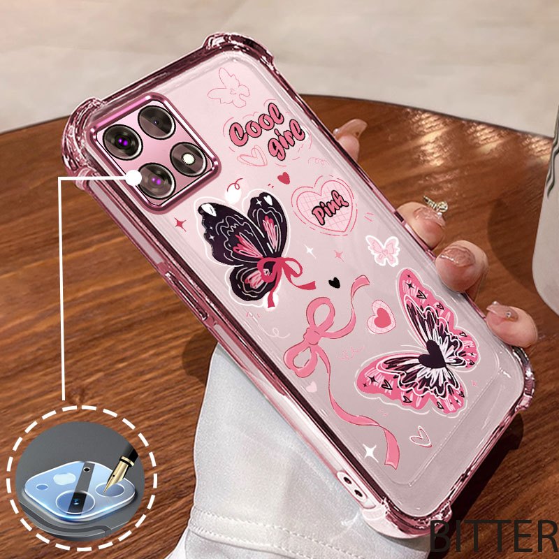 Case For infinix note 40 4G note 40 Pro 4G Imported material butterfly ...