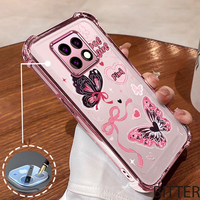 Case For Realme C63 C61 Imported material butterfly pattern shockproof ...