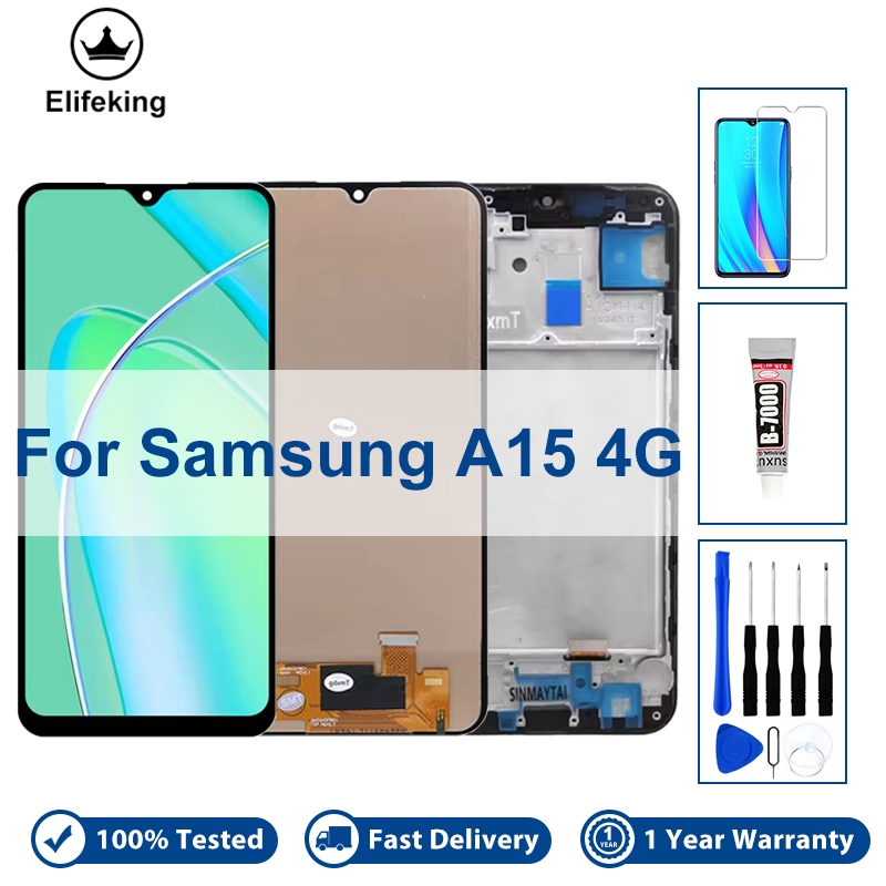Top Quality LCD For Samsung Galaxy A15 4G A155 Display Touch Screen ...