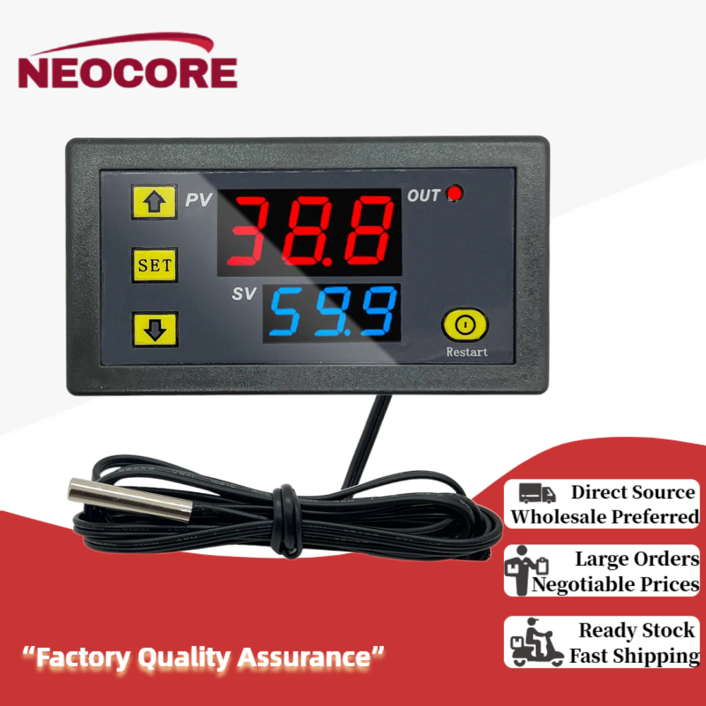 W3230 Mini Digital Temperature Controller 12V 24V 220V Thermostat Regulator Heating Cooling ...