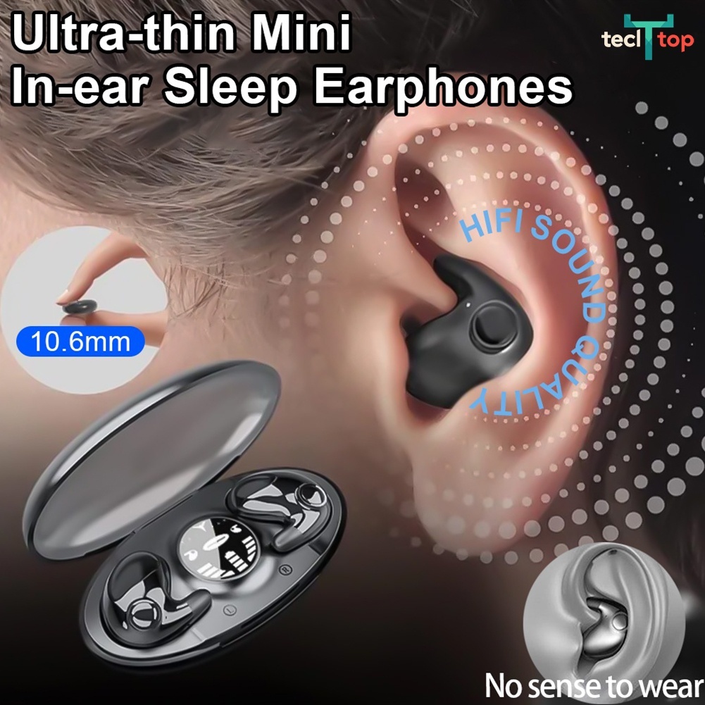 Wireless Earphones Mini In-earpods Sleep Earphones Bluetooth 5.3 ...