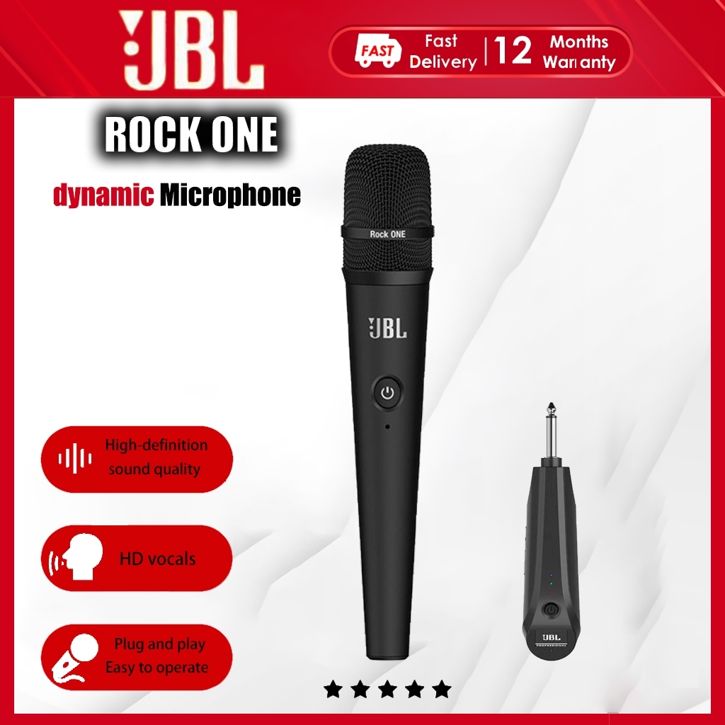 JBL Rock ONE Portable Wireless Microphone Outdoor K Song Handheld ...