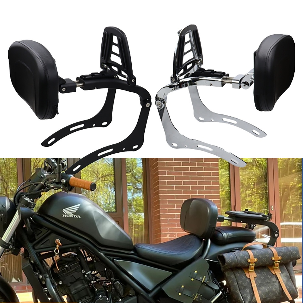 For Honda Rebel 2017-2024 CM300 CM500 CMX300 CMX500 Motorcycle Supplies Rear Backrest Adjustable ...