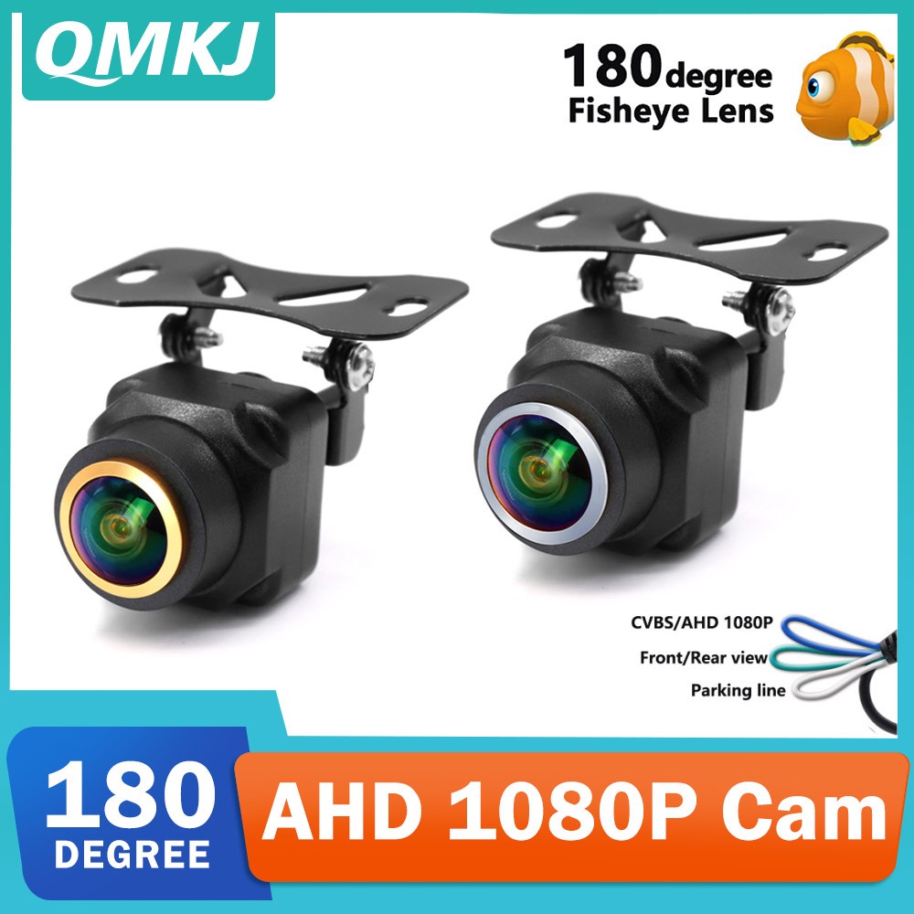 180 Degree FishEye Lens Car Universal AHD 1080P Rear View Reverse ...