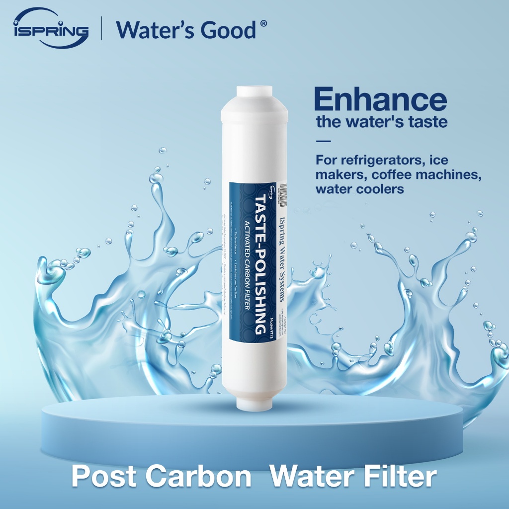 iSpring FT15 Filter Replacement Cartridge 5th Stage Inline Post Carbon ...