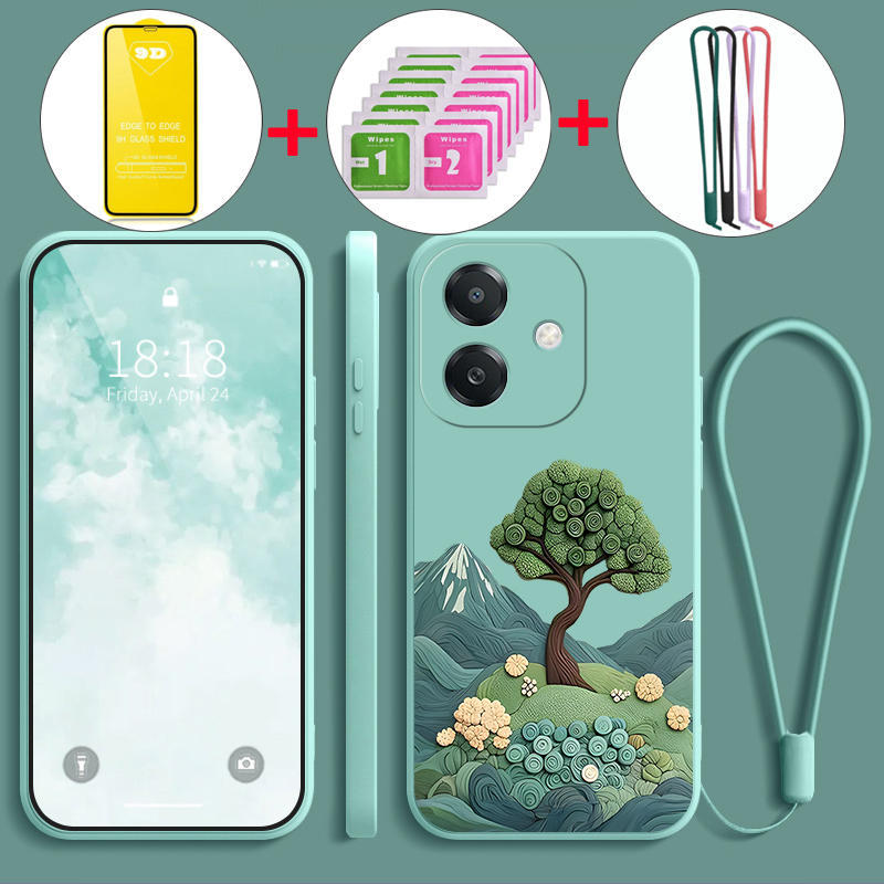 With Soft Film Case for OPPO a3x OPPO a3 5g 2024 phone casing Softcase ...