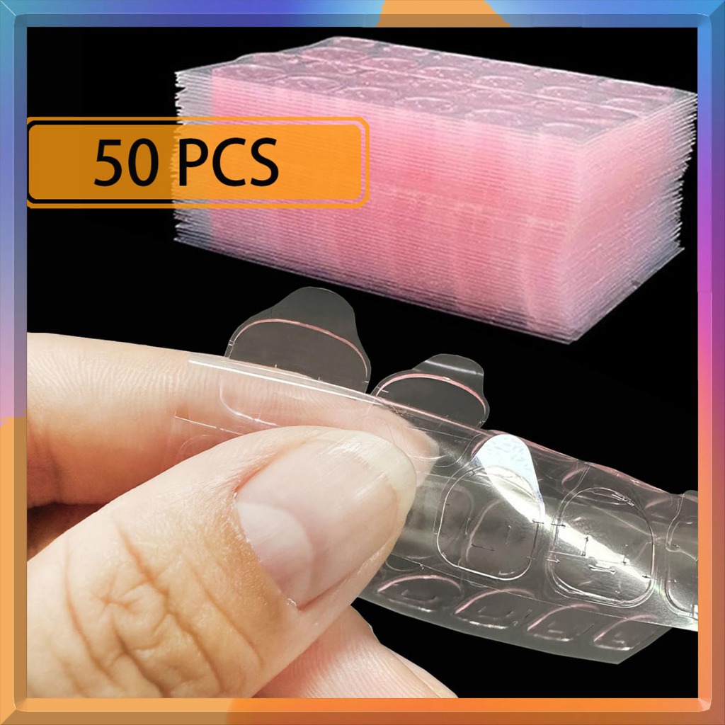 Adhesive Tabs Waterproof Breathable | Double-Sided Nail Jelly Sticker ...