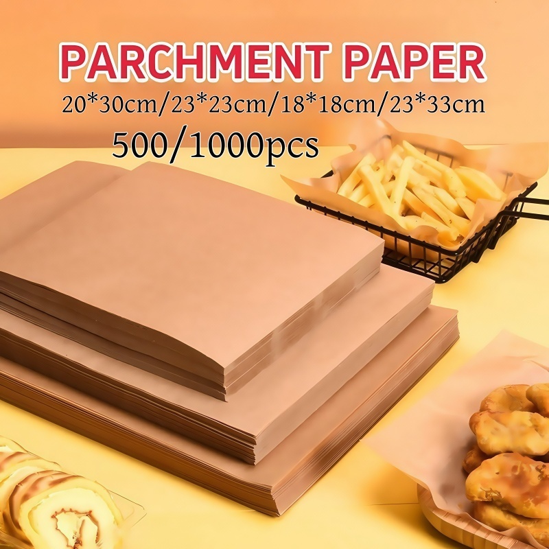 500/1000pcs Parchment Paper For Baking/Baking Wax Paper/Paper Wax For ...