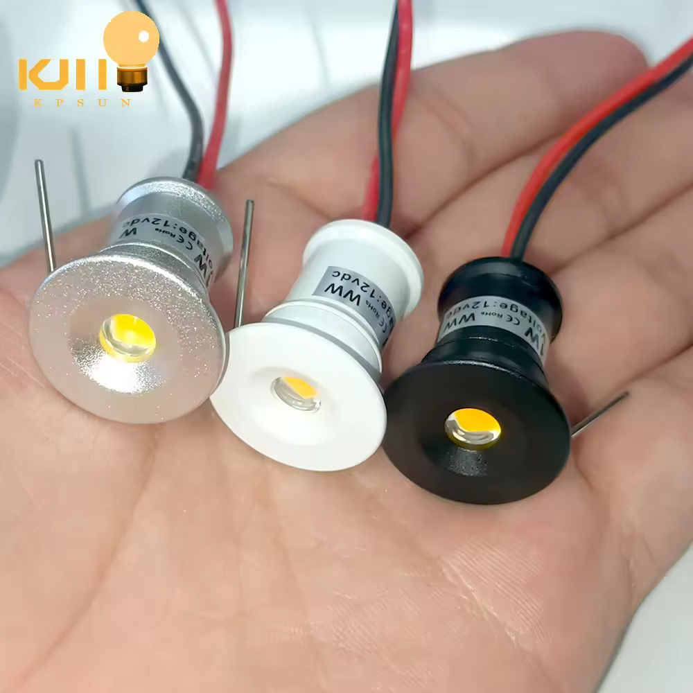 1W Mini Spotlight 12V Recessed LED COB Downlight IP65 Ceiling Light ...