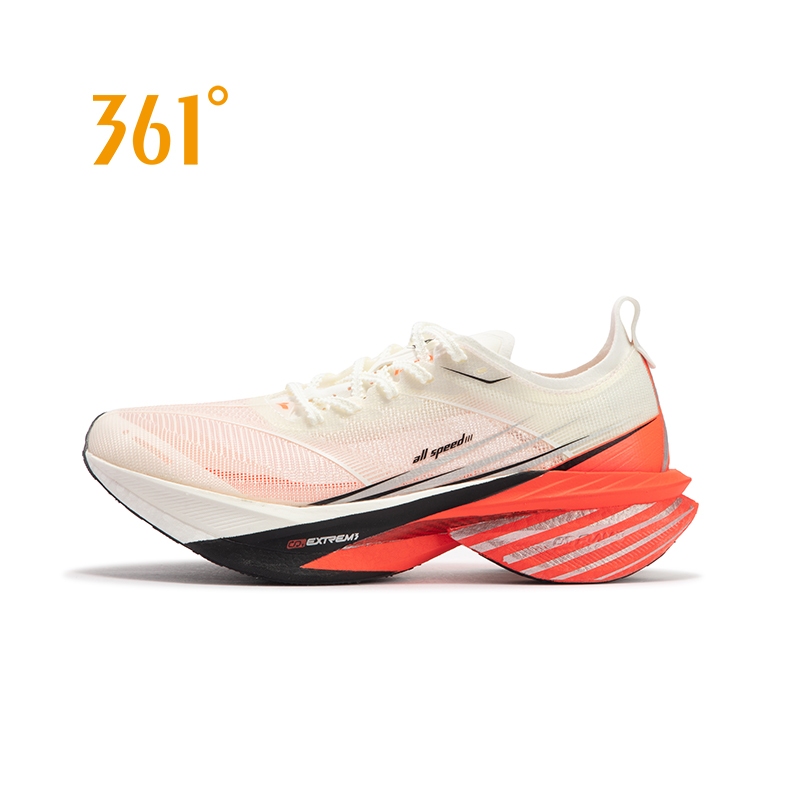 361 Degrees Furious 2.0 Men Running Shoes Marathon Racing Shoes Carbon ...