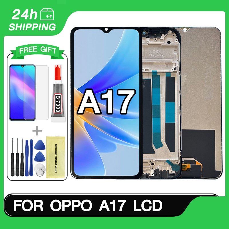 LCD With Frame For OPPO A17 CPH2477 LCD Display Touch Screen Digitizer ...