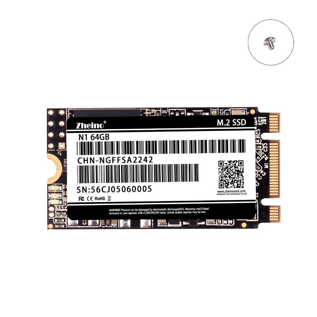 Zheino M2 SSD 2242 64GB 128GB 256GB 512GB 1TB NGFF SSD Fit For Laptop ...