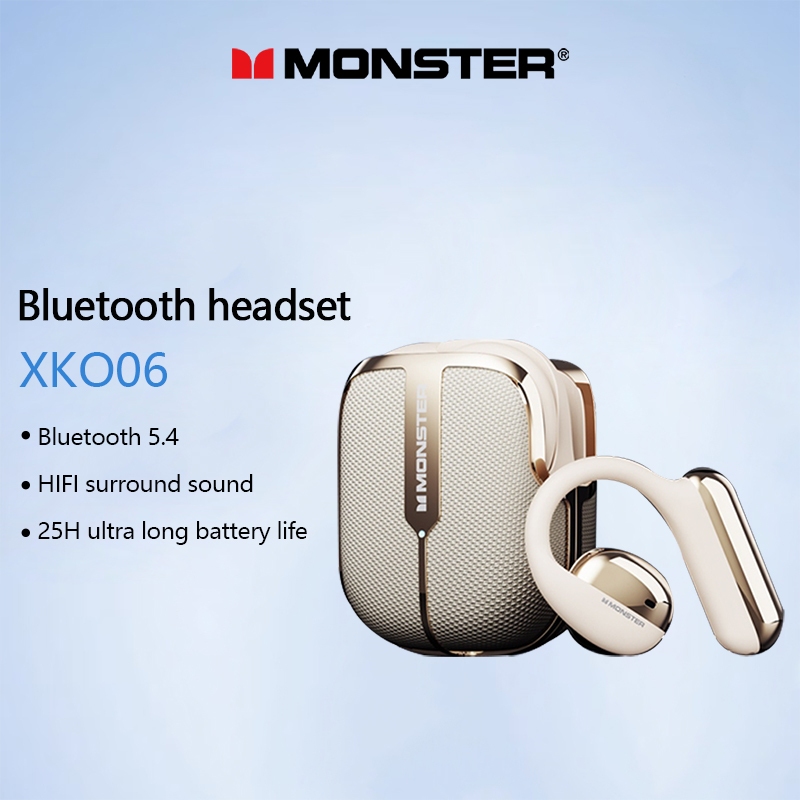 Monster XKO06 Bluetooth Earphones HIFI stereo surround sound Up to 25 ...