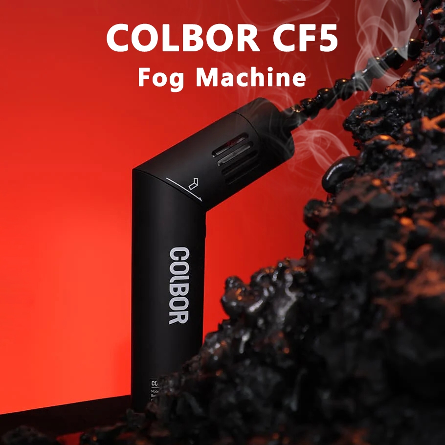 Colbor CF5 40W Mini Fog Smoke Machine Portable Foldable Handheld Fog Machine Wireless Control ...