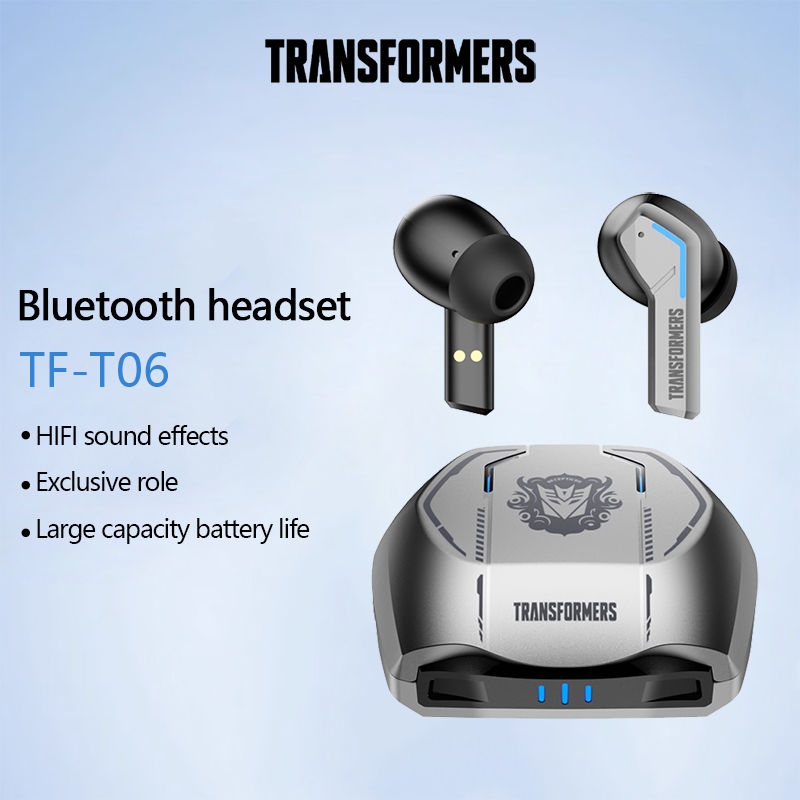 Transformers TF-T06 Bluetooth Wireless Earphone Hd Call Intelligent Noise Reduction HIFI Stereo ...