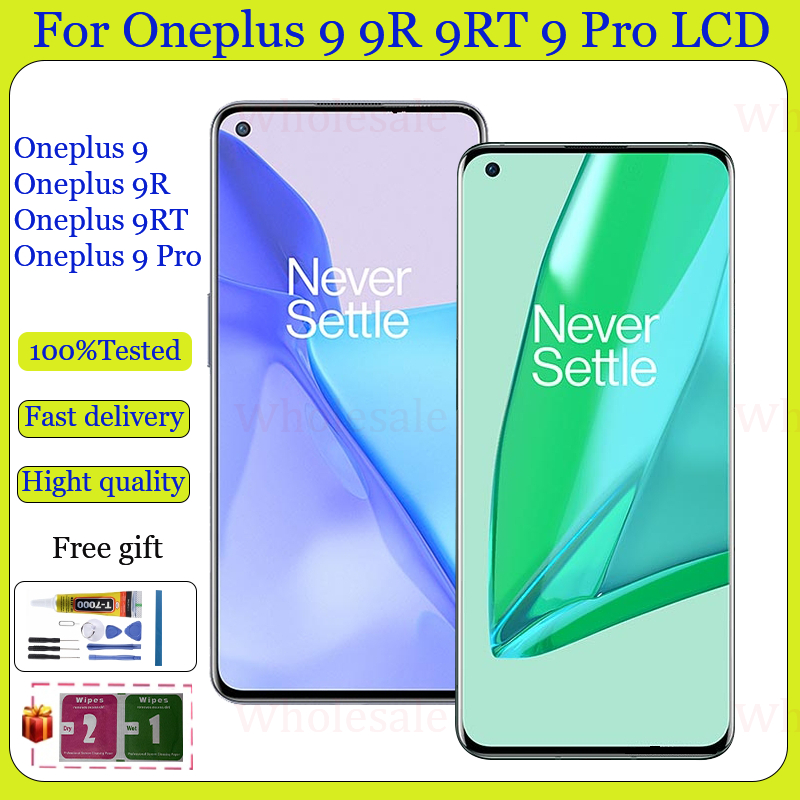 Original AMOLED For Oneplus 9 9R 9 RT 9 Pro LCD Display Touch Screen Replacement | Shopee ...