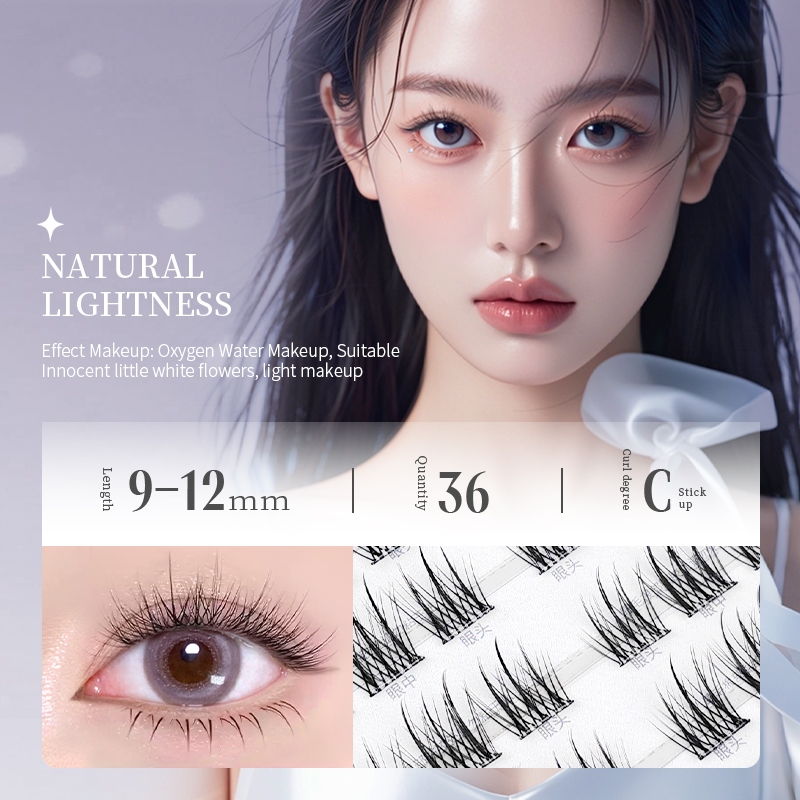 Rulis glue free flse eyelashes are reusable eyelash extension set Lazy ...