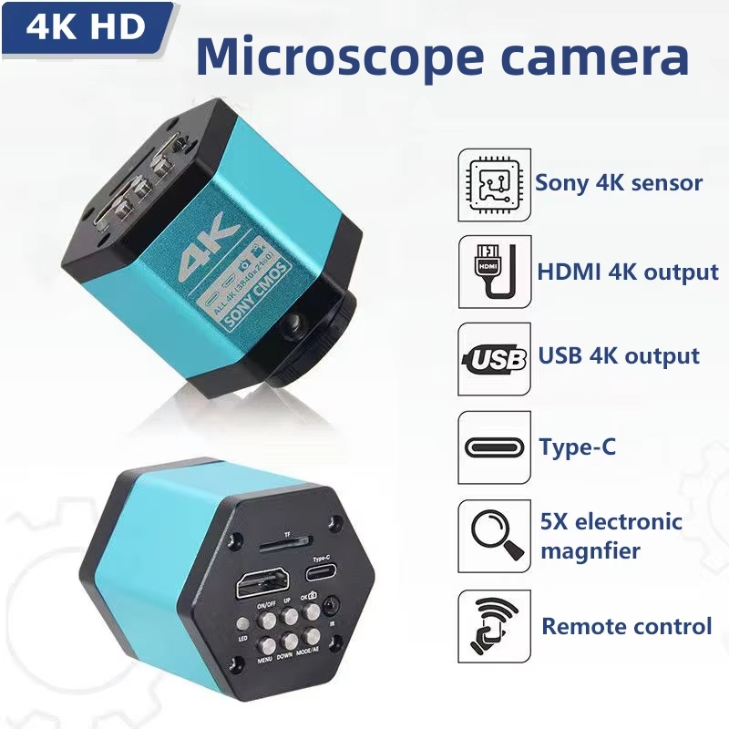 4K Video Digital Electron Microscope Camera HDMI Type-C 1080P 60FPS ...